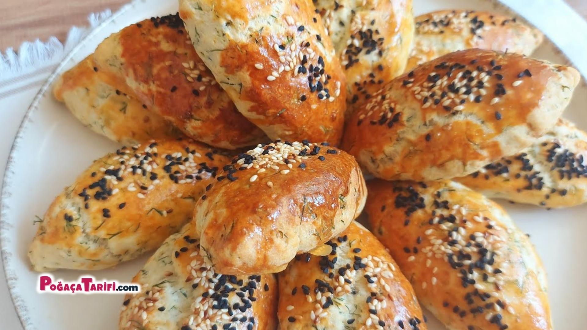 Pastane Usulü Dereotlu Poğaca Tarifi