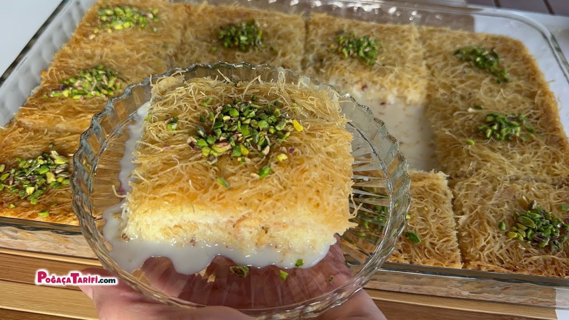 Kolay Sütlü Soğuk Kadayıf Tarifi